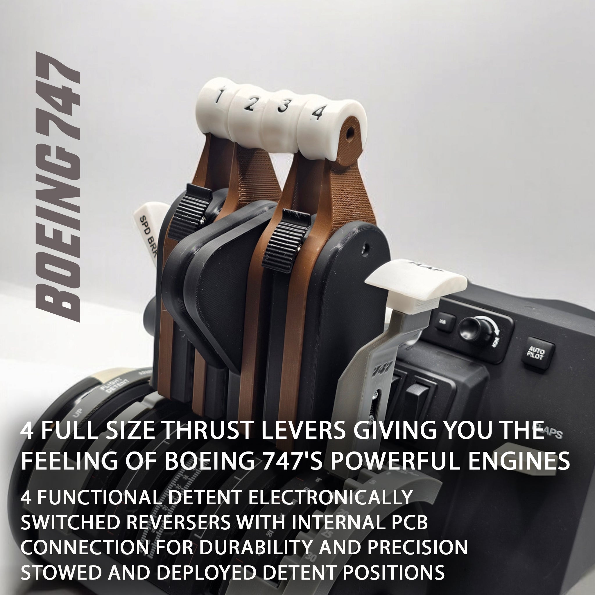 NEW! ProDeskSim Queen of the Skies Boeing 747 Advanced - 4 engine - th