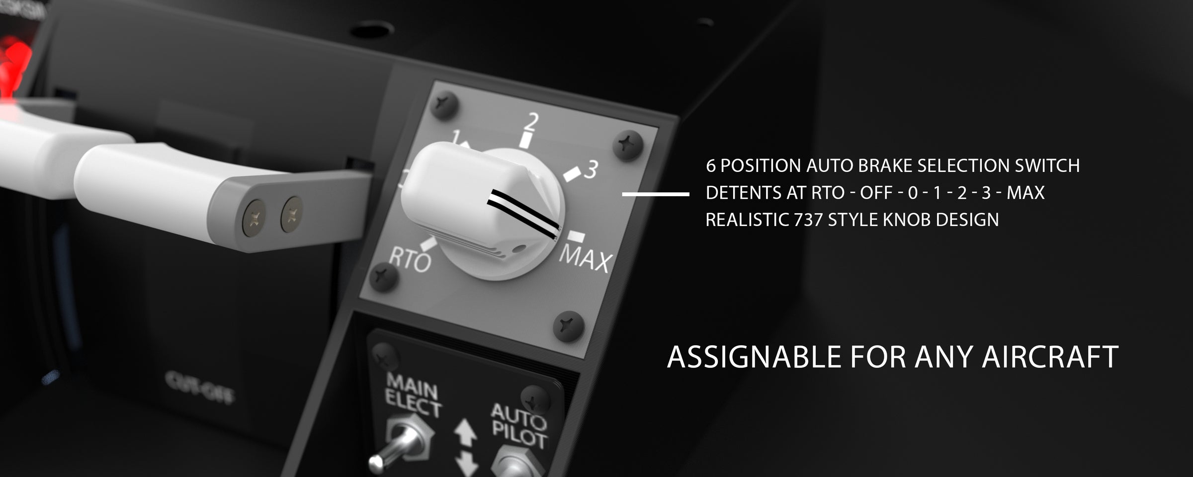 NEW! Prodesksim Stand Alone B737, B757/767, B777, B787 Fuel Cut-off/Au