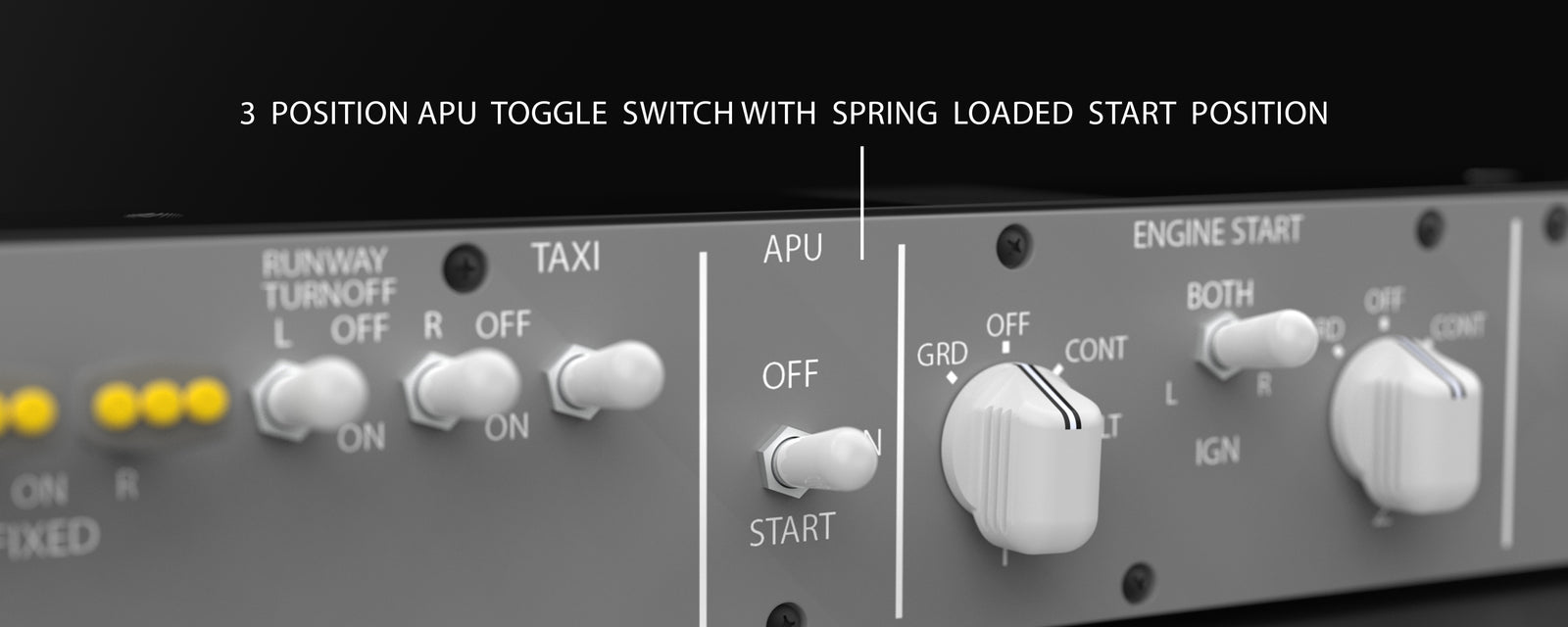 NEW! Prodesksim Stand Alone B737 Engine Start/APU/Lights module Overhe
